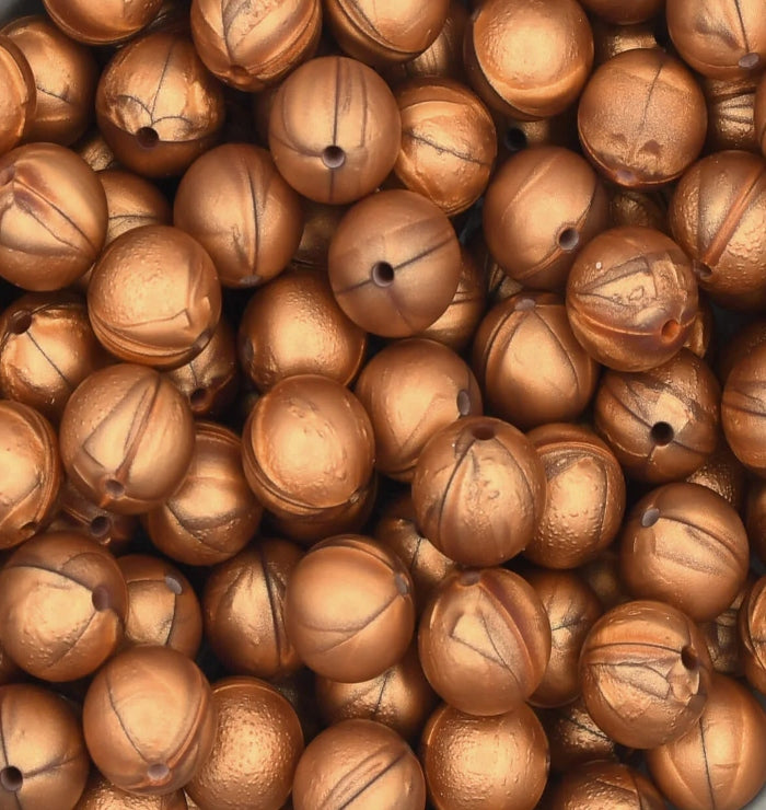 #39 COPPER MARBLE 15MM SOLID (1ct) – Kaotic Kreations