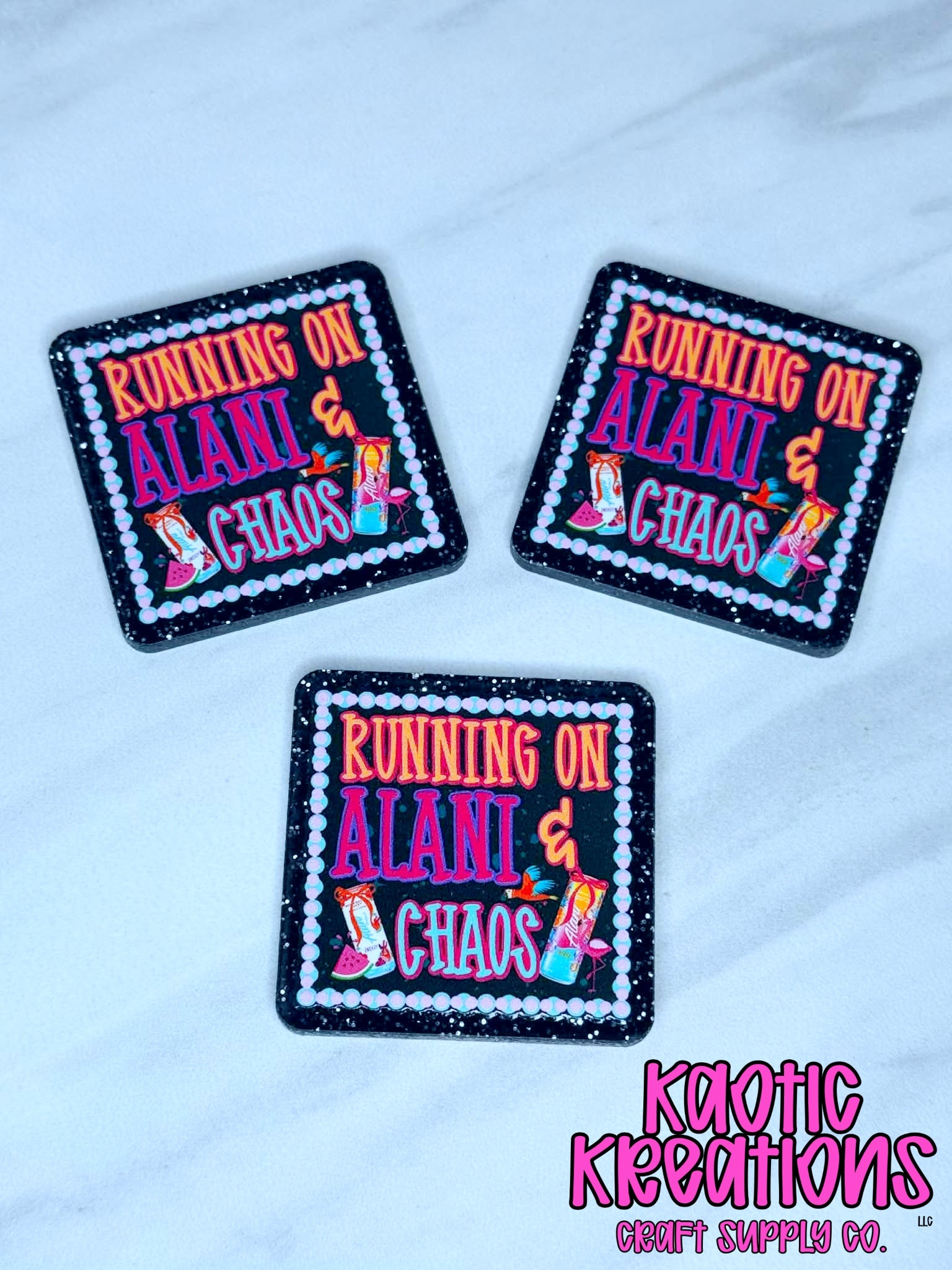*CUSTOM* FLATBACK ACRYLIC RUNNING ON ALANI & CHAOS F679 (1ct) – Kaotic ...