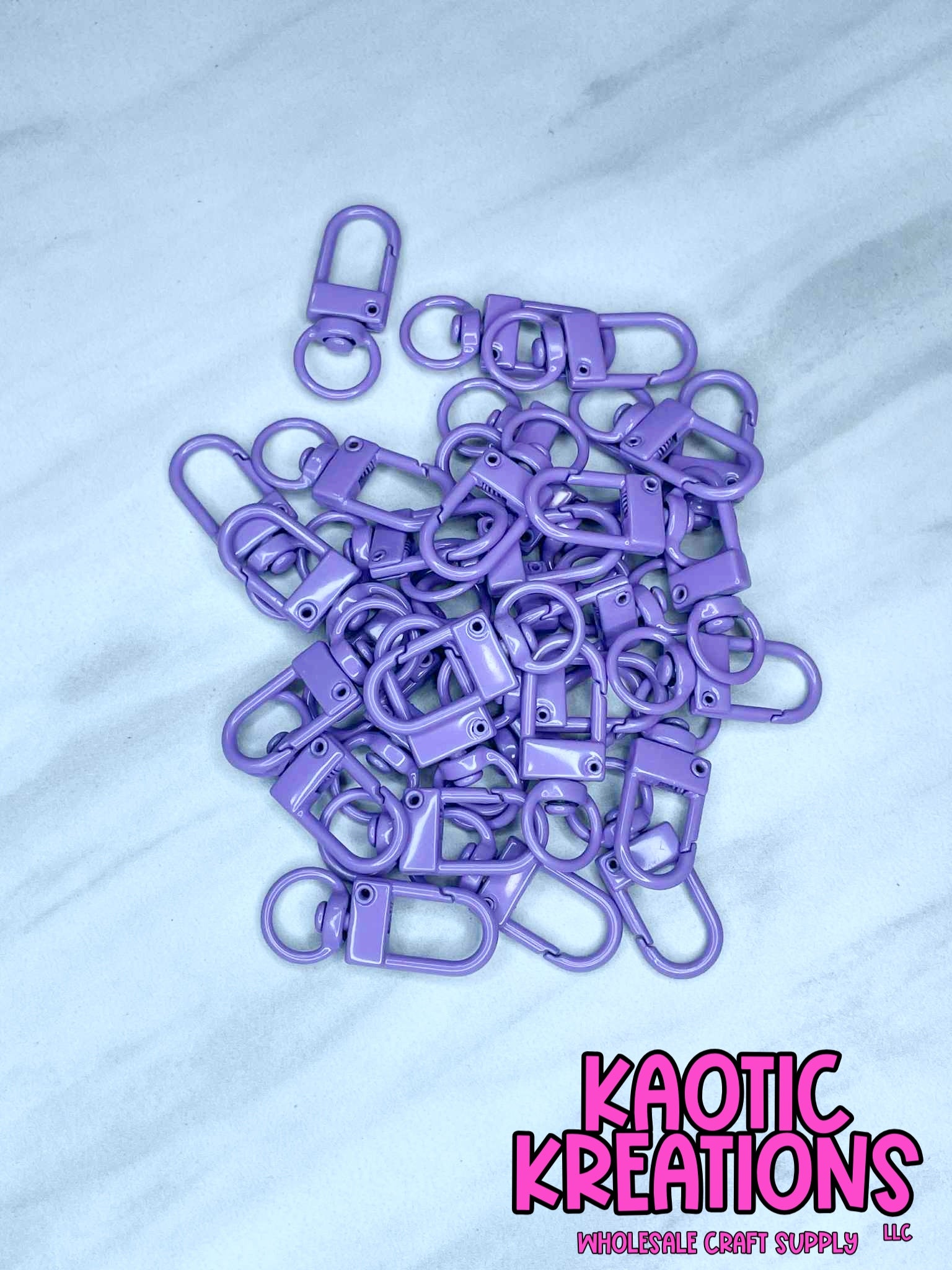 MINI SWIVEL CLASP - #16 LAVENDER (1ct) – Kaotic Kreations