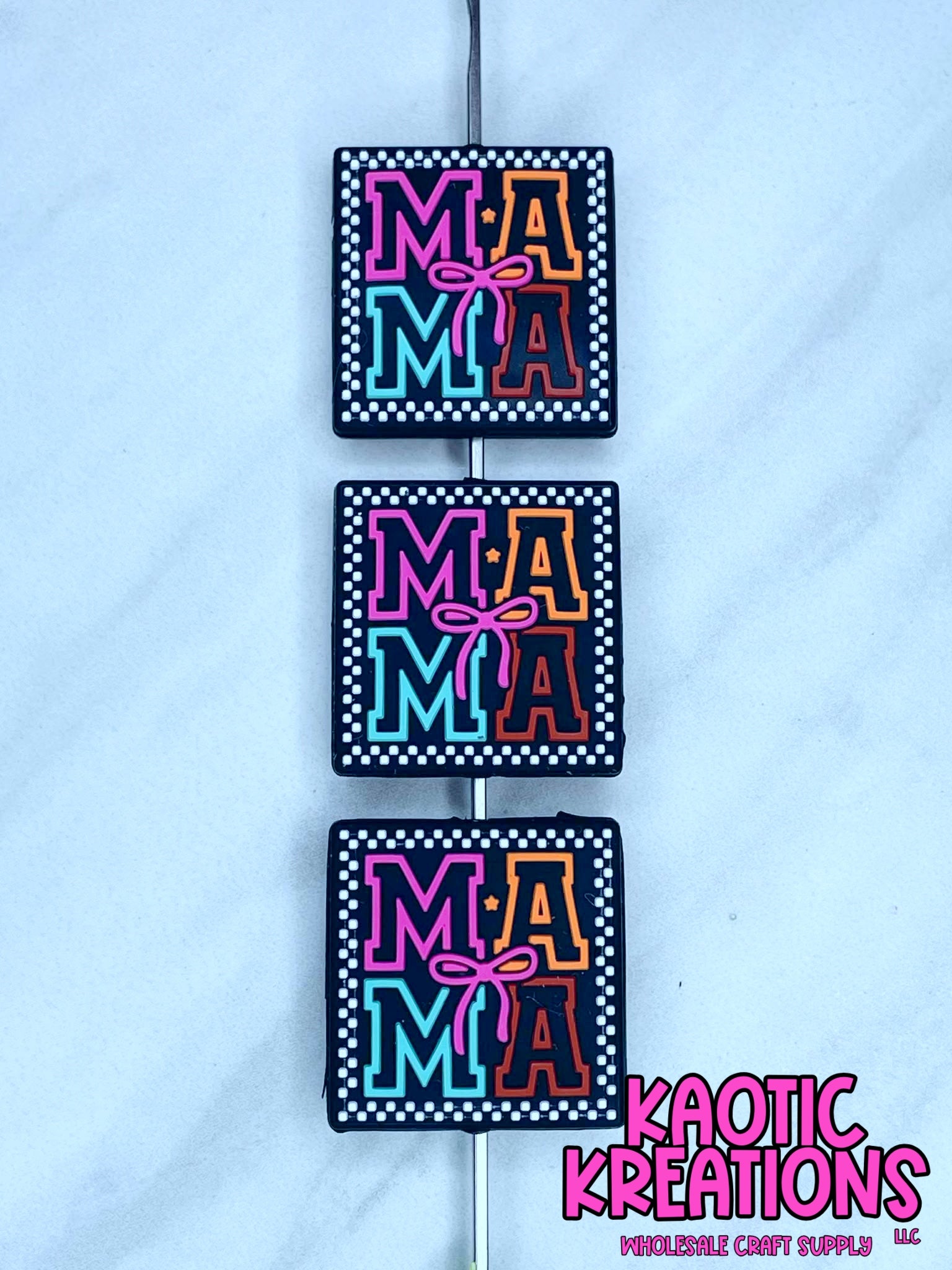 COLORFUL MAMA SILICONE FOCAL D474 (1ct) – Kaotic Kreations
