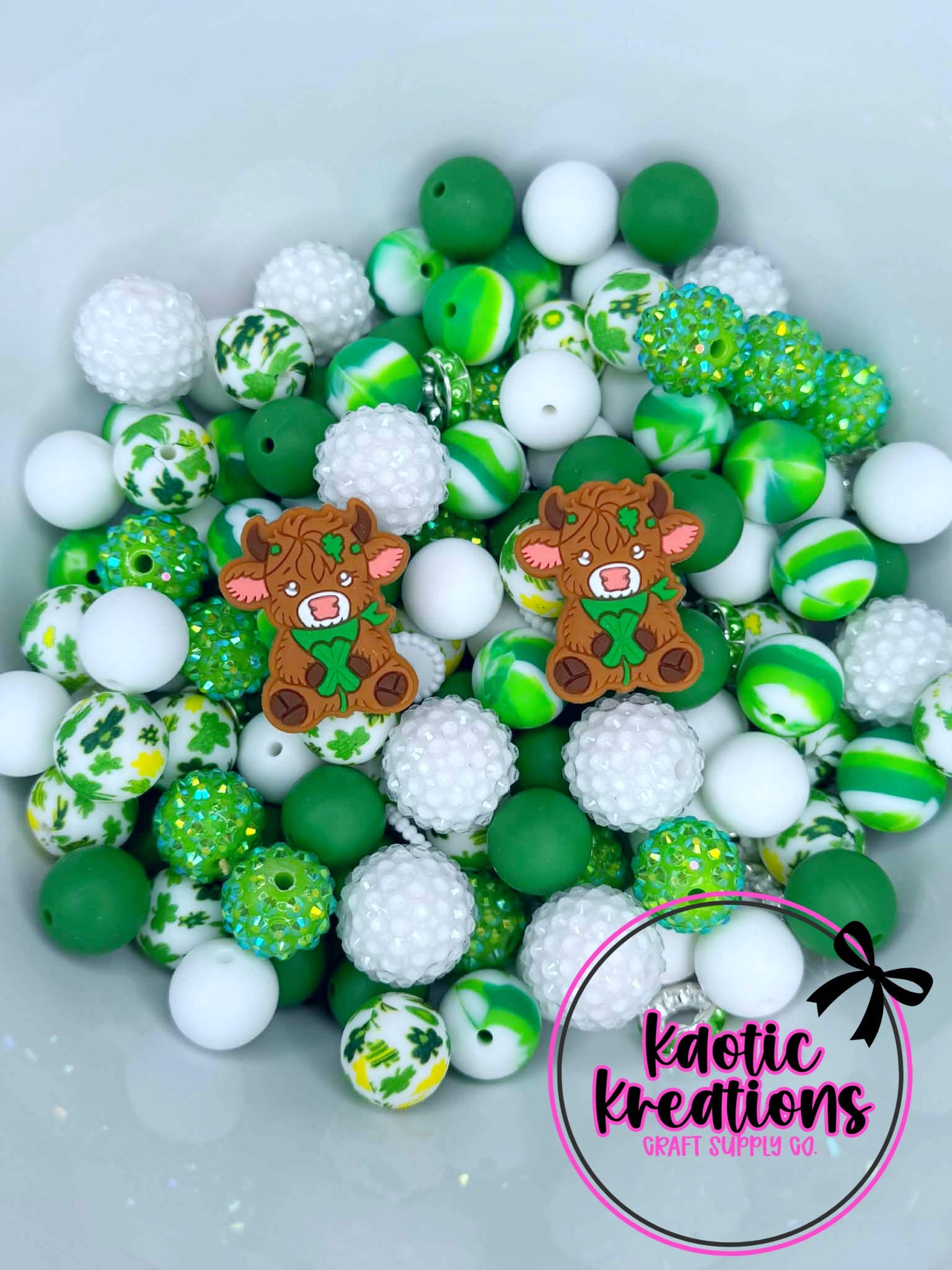 ACRYLIC SILICONE BEAD MIX #65 (26ct) – Kaotic Kreations
