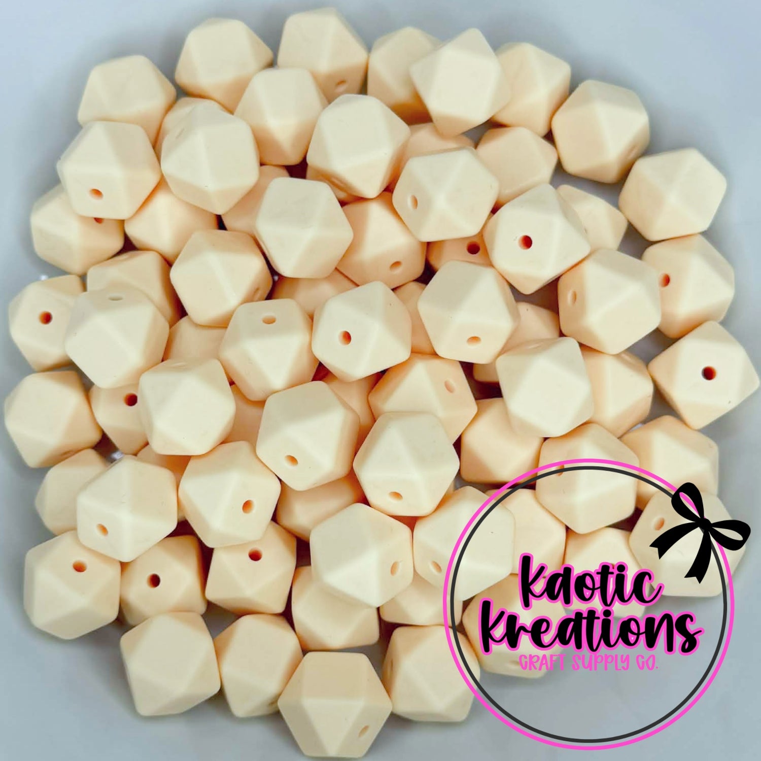 14MM HEXAGON BUTTERMILK #20 (10ct) – Kaotic Kreations