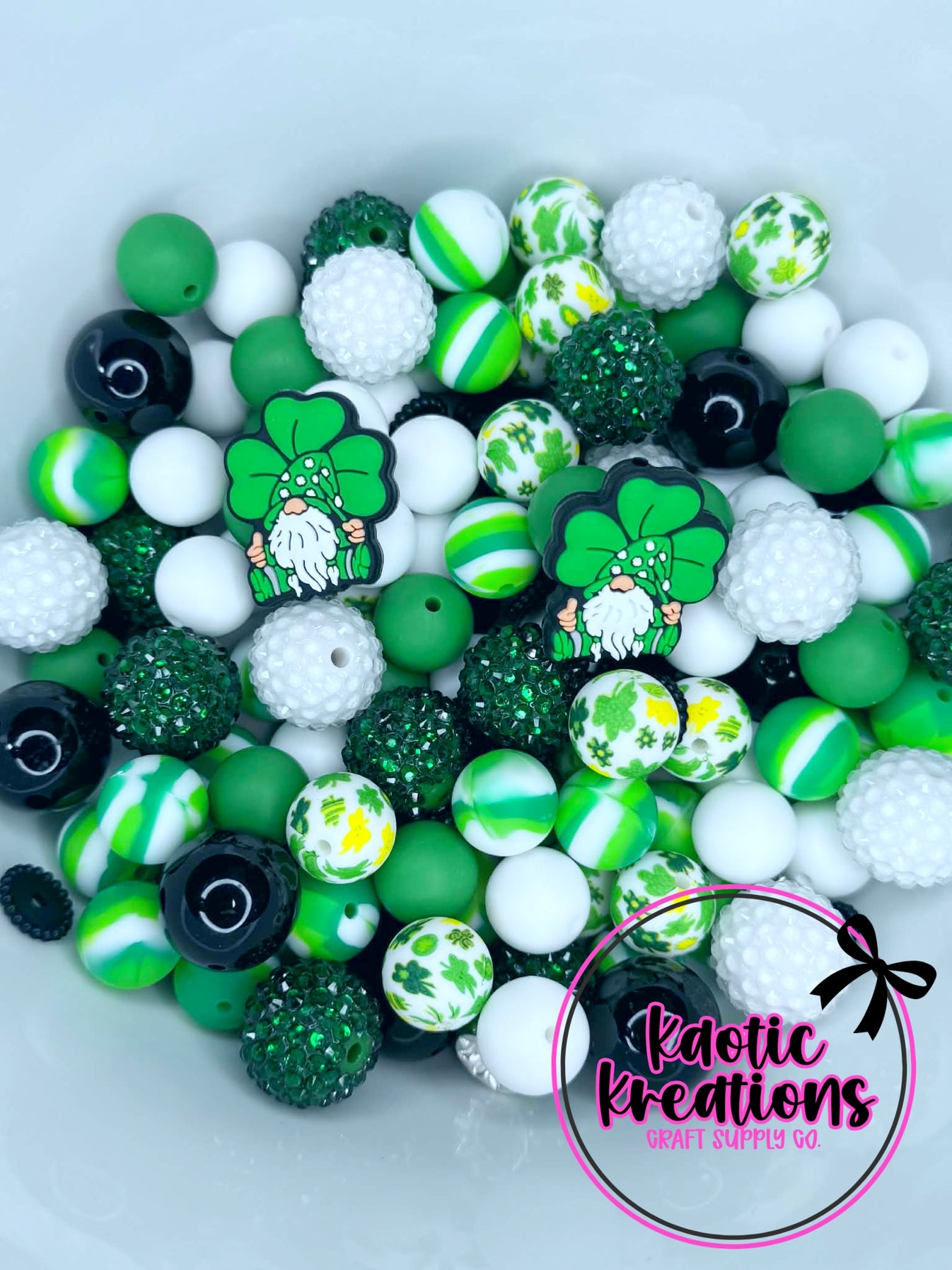ACRYLIC SILICONE BEAD MIX #64 (26ct) – Kaotic Kreations