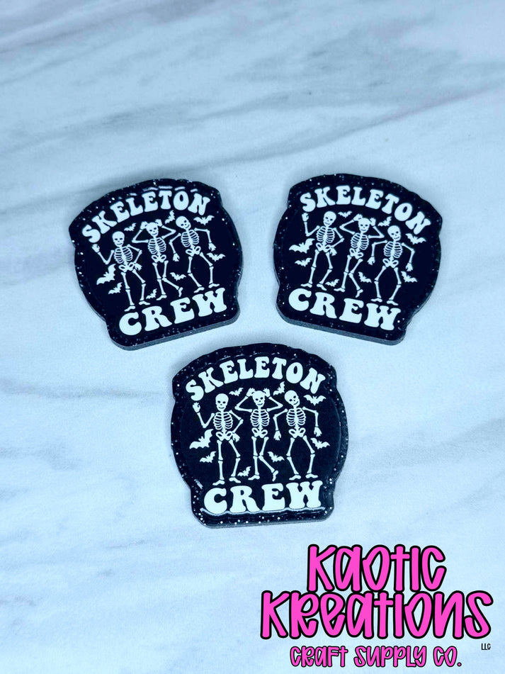 *CUSTOM* FLATBACK ACRYLIC SKELETON CREW F656 (1ct) – Kaotic Kreations